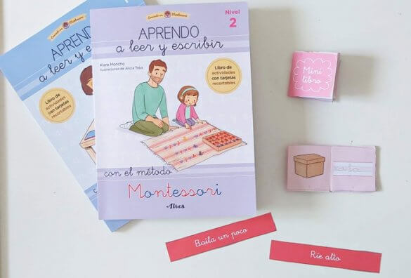 Libros de actividades Montessori 【APRENDER A LEER】