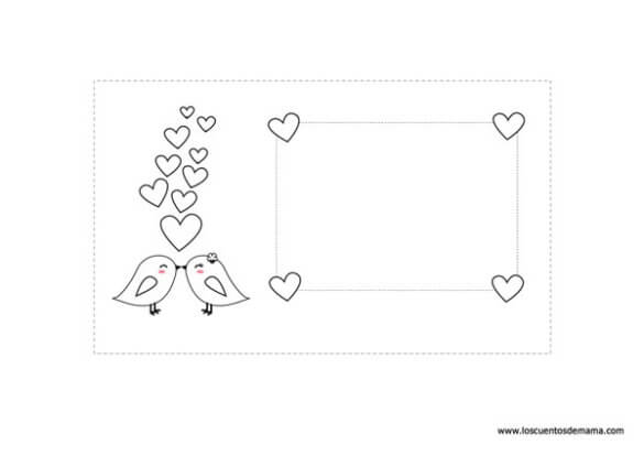 Dibujos de San Valentín para colorear