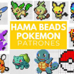Hama Beads Pokemon 【+100 Plantillas】