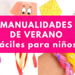 MANUALIDADES DE VERANO PARA NIÑOS 【FÁCILES】