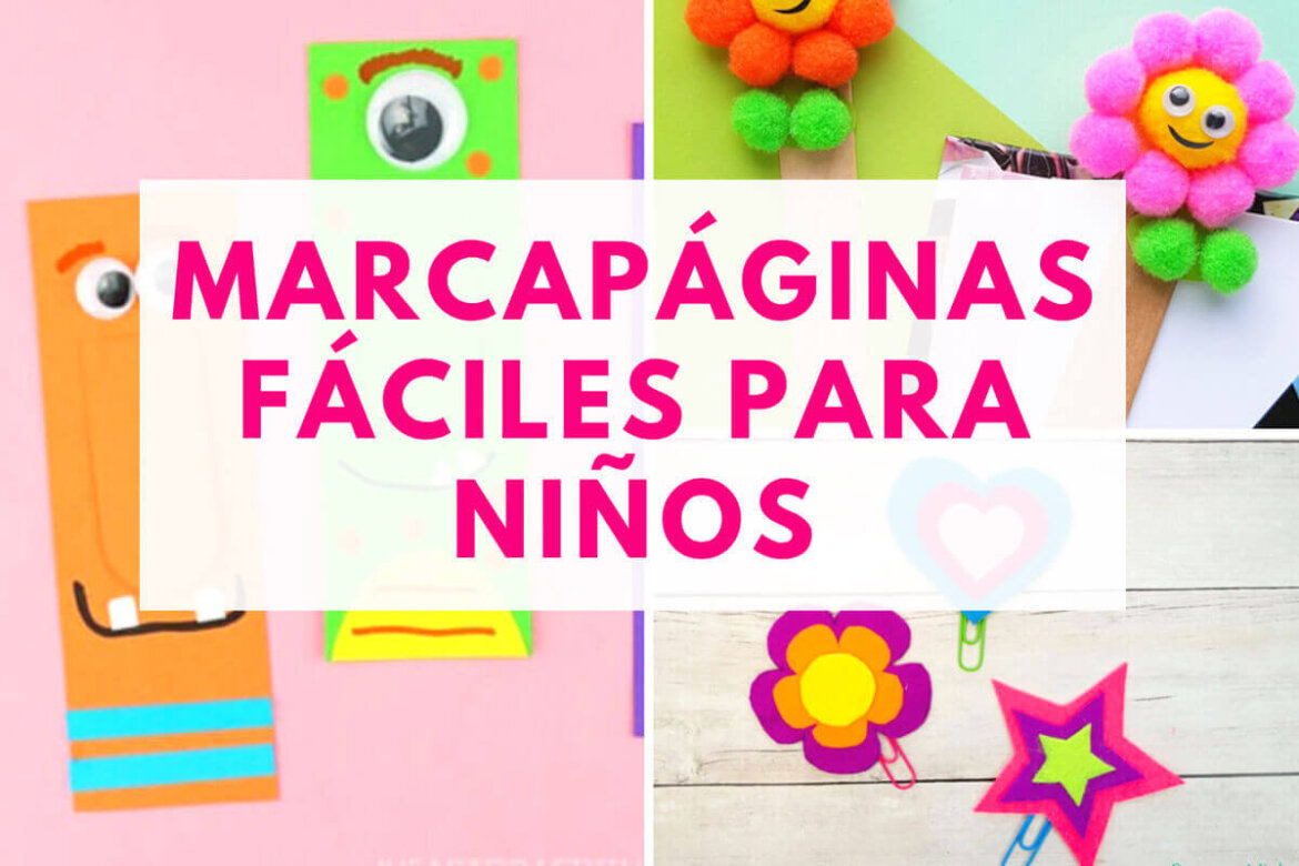 MARCAPÁGINAS MANUALIDADES FÁCILES 【PARA NIÑOS】