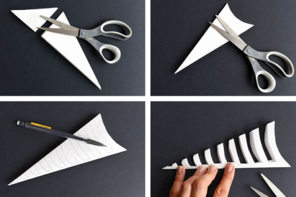 CÓMO HACER UNA TELARAÑA DE PAPEL 【MUY FÁCIL】